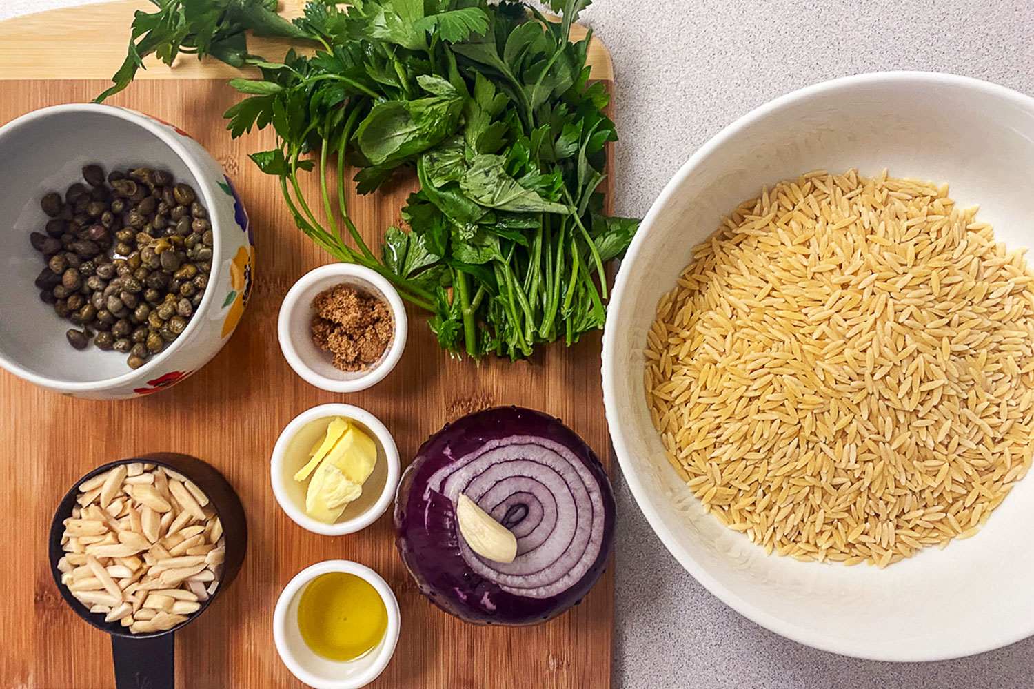 Orzo Pasta Salad - Hello Savory Kitchen