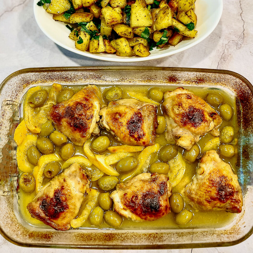 Lemon Chicken With Olives - Hello Savory Kitchen
