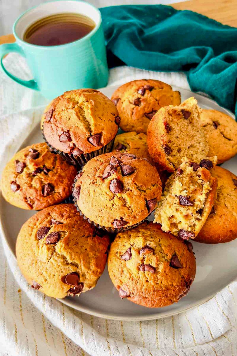 Chocolate Chips Cappuccino Muffins - Hello Savory Kitchen