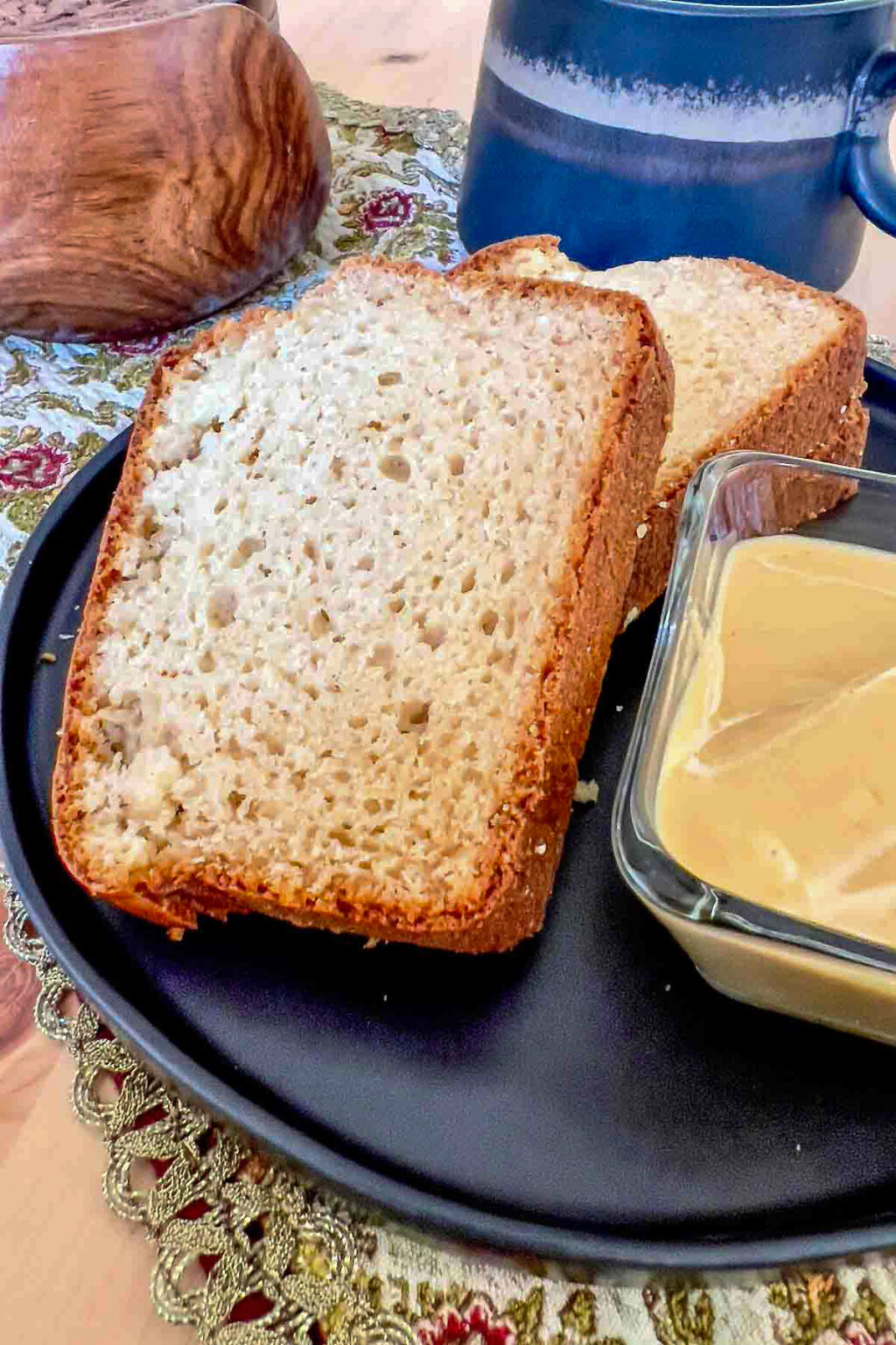 Depression Era Peanut Butter Bread (No Yeast) - Hello Savory Kitchen
