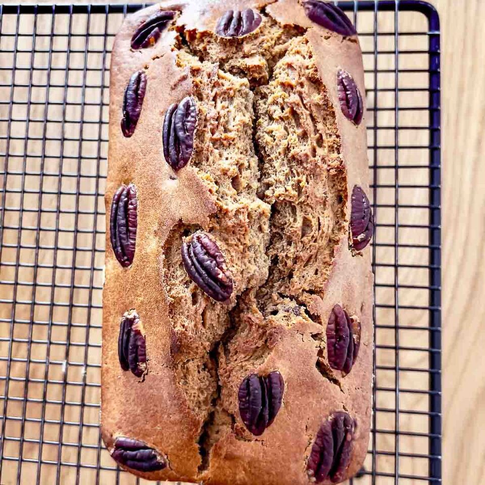 Pecan Coffee Quick Bread Recipe - Hello Savory Kitchen