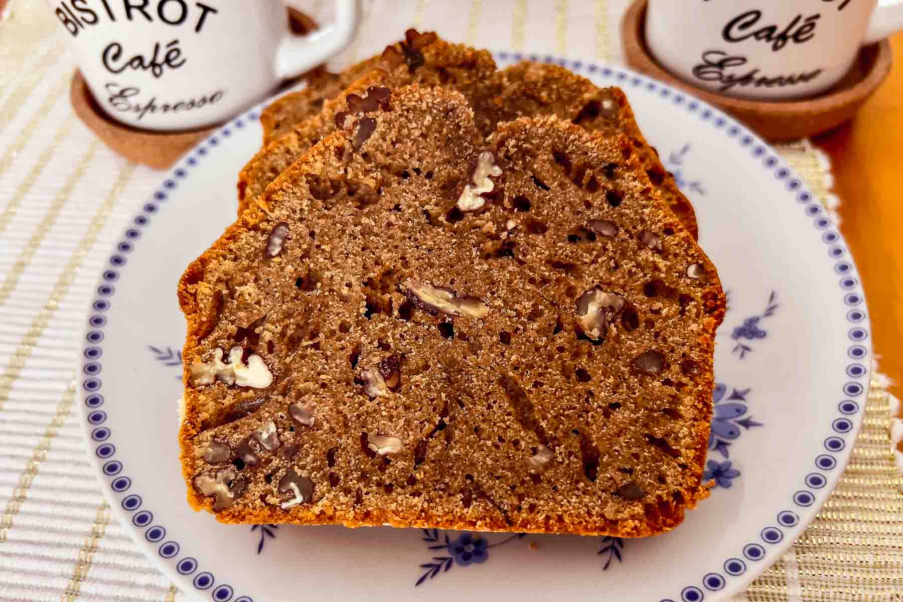 Pecan Coffee Quick Bread Recipe - Hello Savory Kitchen